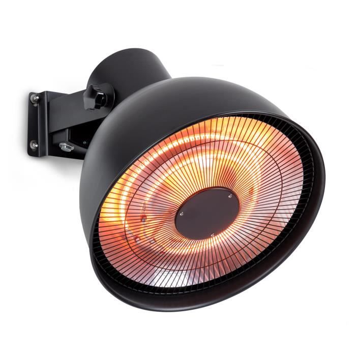 Chauffage infrarouge - Blumfeldt Heatbell Wall Smart - pour terrasse ...