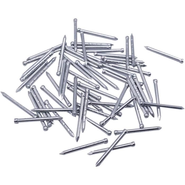 Lot De 200 Clous De Finition À Petite Tête 1,8 X 32 Mm En Acier Zingué ...