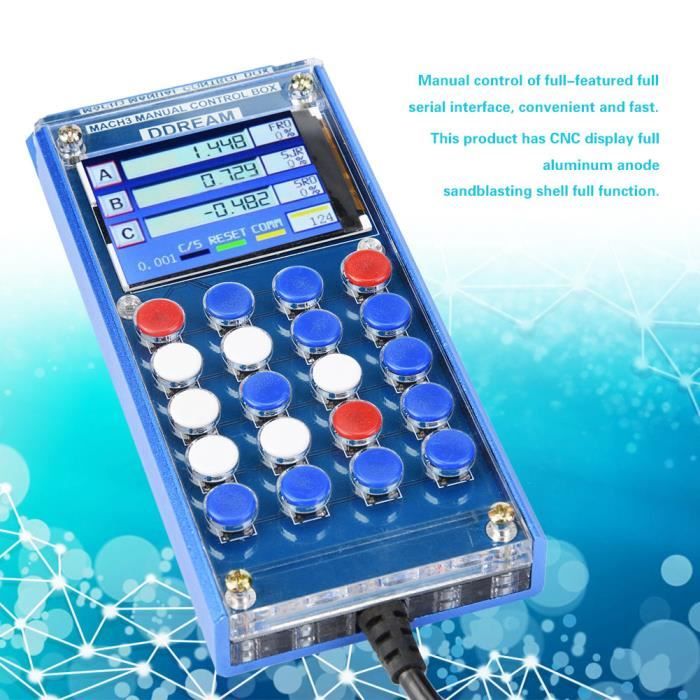 Cikonielf commande manuelle 6 axes Mach3 Interface série de commande ...