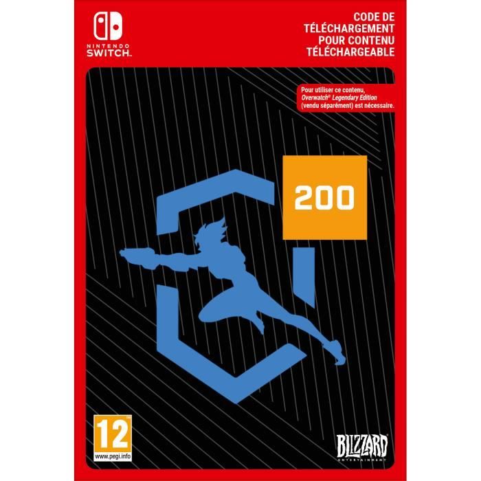 DLC Overwatch - 200 League Token - Code de Téléchargement pour Nintendo ...