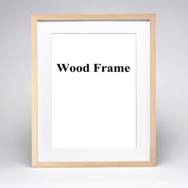 Cadre photoCadre Photo couleur bois noir blanc A4 A3 cadre en bois ...