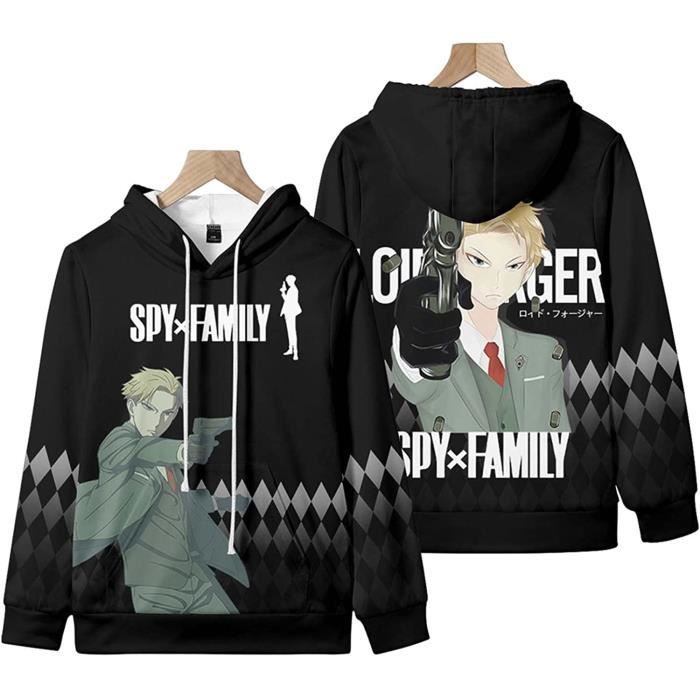 SWEATSHIRT Anime Spy x Family Merch Hommes Femmes 3D Imprimé Hoodie ...