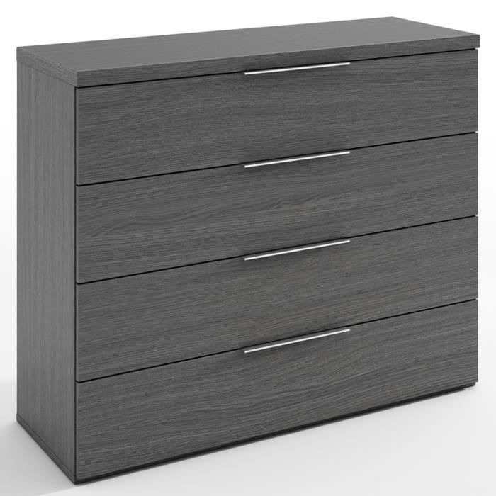 Grande Commode SOPRANO Cendre, L1202 x H800 x P... - Cdiscount Maison