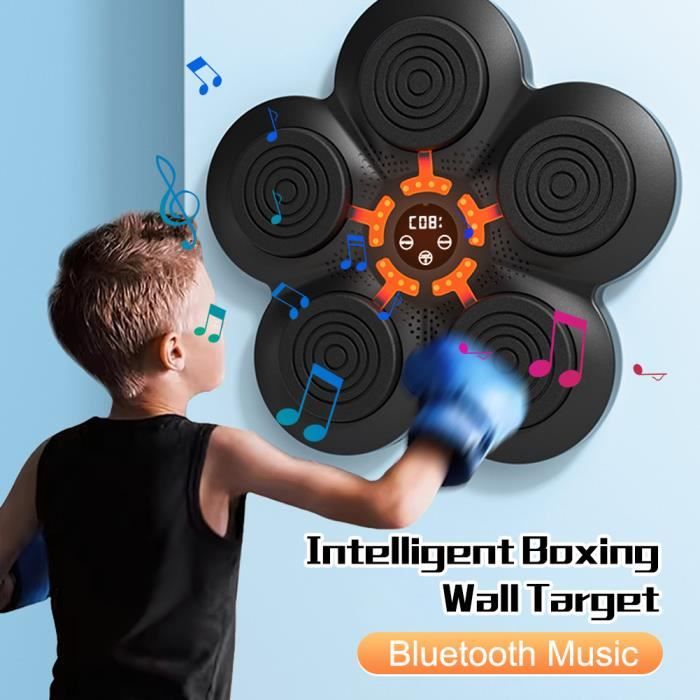 Machine de boxe musicale - QINGQUE - Cible avec Bluetooth - Gants ...