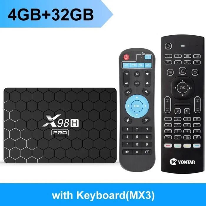 Boîtier Smart TV - RNCYN - Allwinner H618 - Android 12.0 - 6K - WiFi 6 1000 Mb/s - Cdiscount TV ...