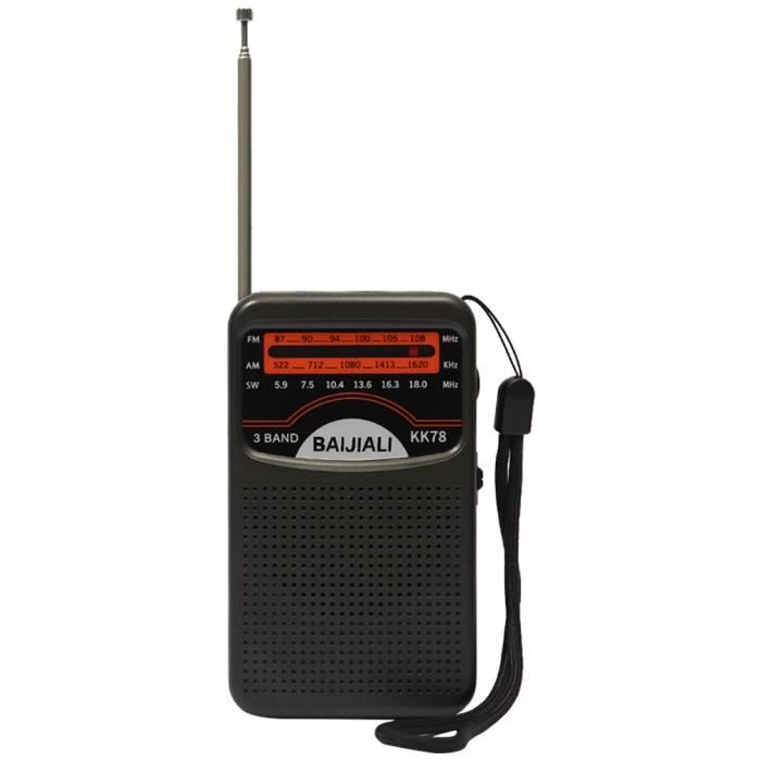 Radio AM FM SW avec antenne télescopique pour personnes âgées,haut ...