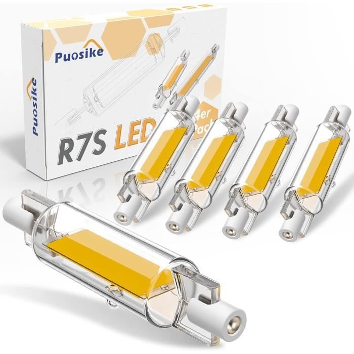 R7S Led 78Mm Dimmable, 10W Ampoule R7S Led Lampe, Led R7S 78Mm Bulbs ...