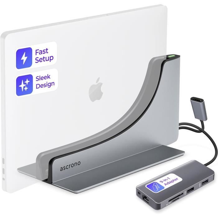 Vertical Docking Station Hub Bundle | Compatible Avec Apple Macbook Pro ...