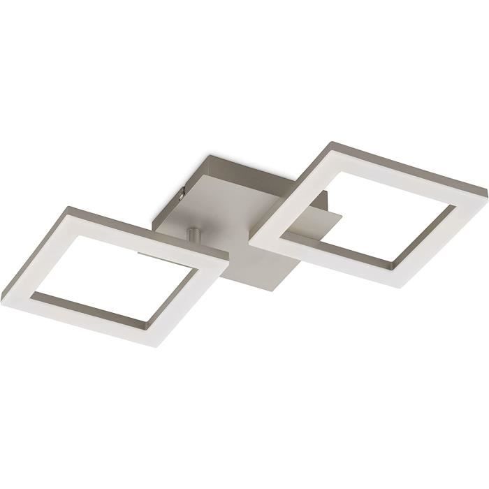 EGLO Lnaire plafonnier Huerta avec 2 panneaux LED, lampe de plafond ...