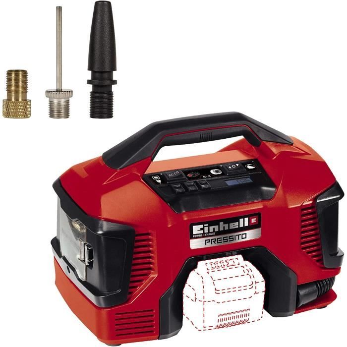 Einhell Compresseur hybride PRESSITO - Système Power X-Change (90 W ...