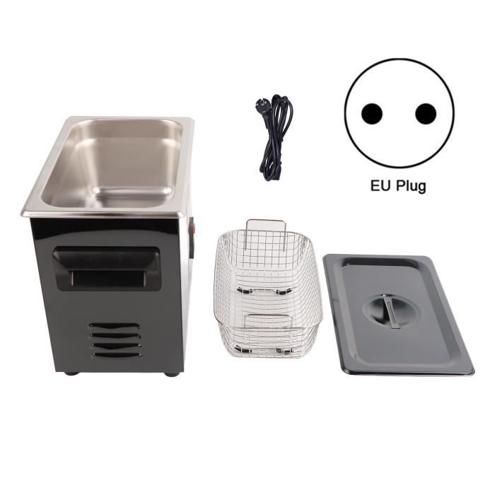 Tbest Machine de lavage à ultrasons Nettoyeur à Ultrasons 3L Machine de ...