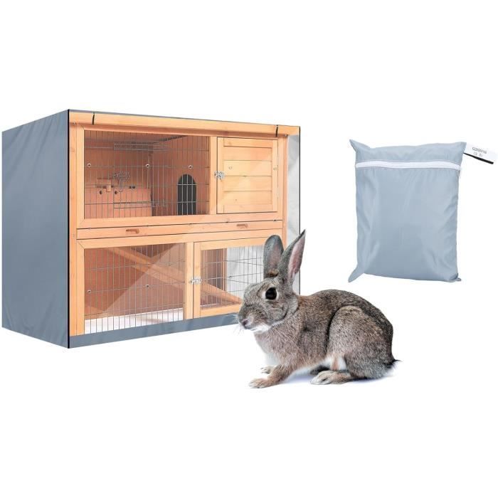 Rabbit Hutch Cover, Durable Oxford Rabbit Cage Dust Cover Bunny Hutch ...