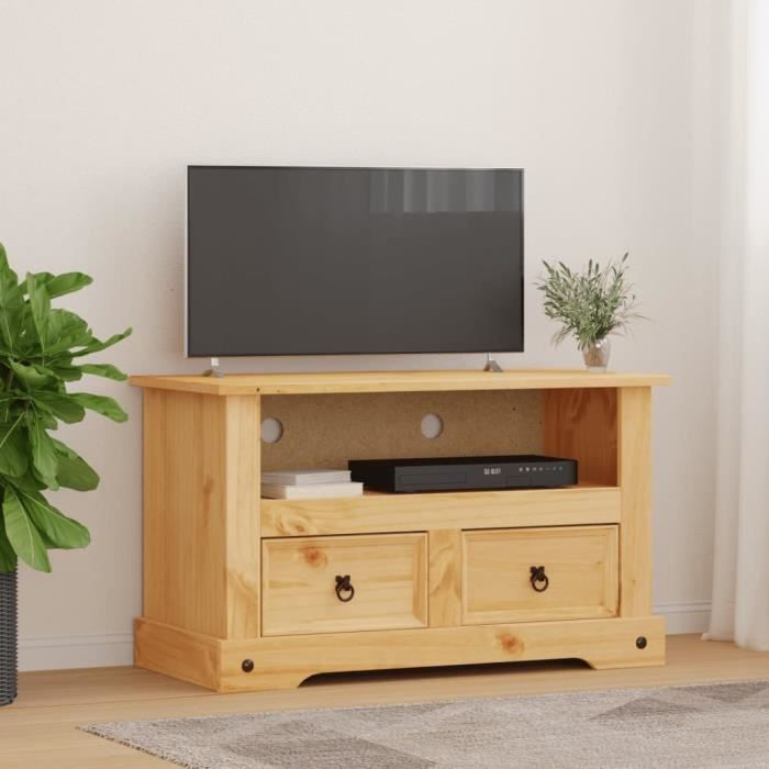 Meuble TV Gamme Corona pin mexicain 91x43x56 cm-7751840159382 ...
