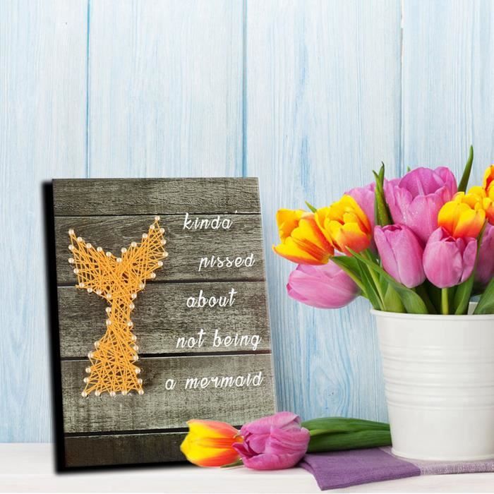 YOSOO Nail String Art Kit, Nails Winding Lines Winding Nail Picture ...