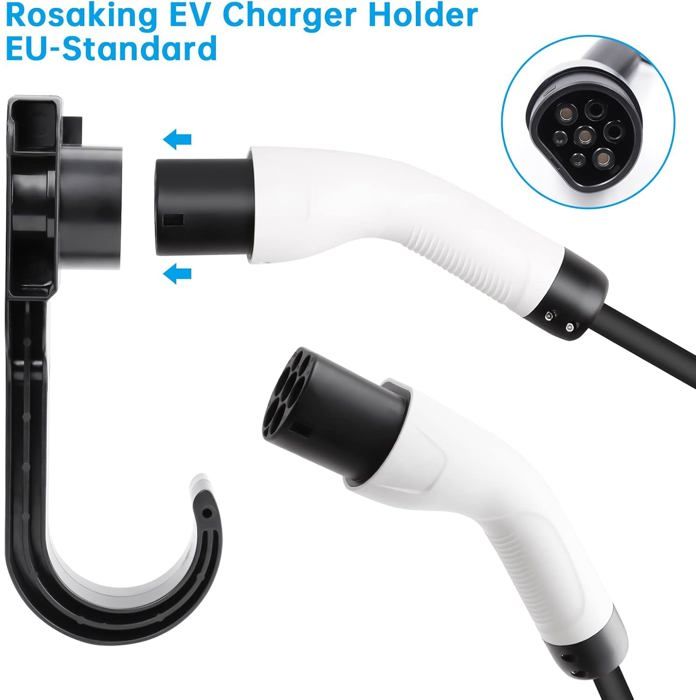 EV Support Mural de Type 2 pour Câble, Universel Support Chargeur Mural ...