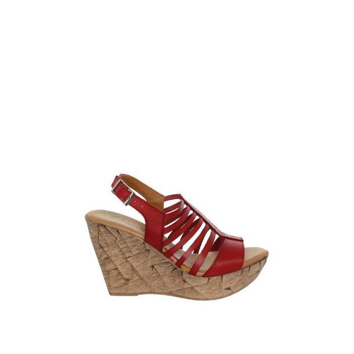 Talons compensés Marila ref neox39489-rouge - Achat / Vente Talons ...