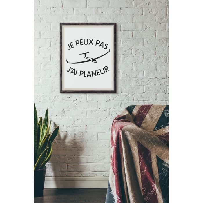 Affiche - LA FRENCH TOUCH - Je peux pas j'ai planeur - Papier épais ...