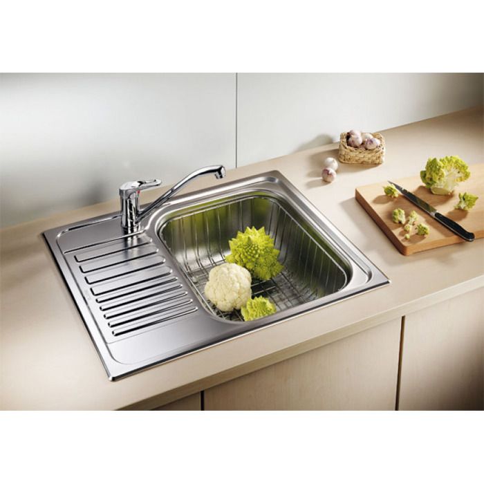 Blanco - Lot de 6 éviers TIPO 45 S Mini en Acier inoxydable, égouttoir ...