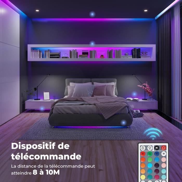 Rubans À Led Chambre Bande 5M Rgb Smd 5050 150 Led Avec Télécommande ...