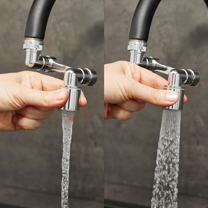 Embout de robinet - SANAG - A379 - Pivotant à 1080° - Filtre 4 couches ...