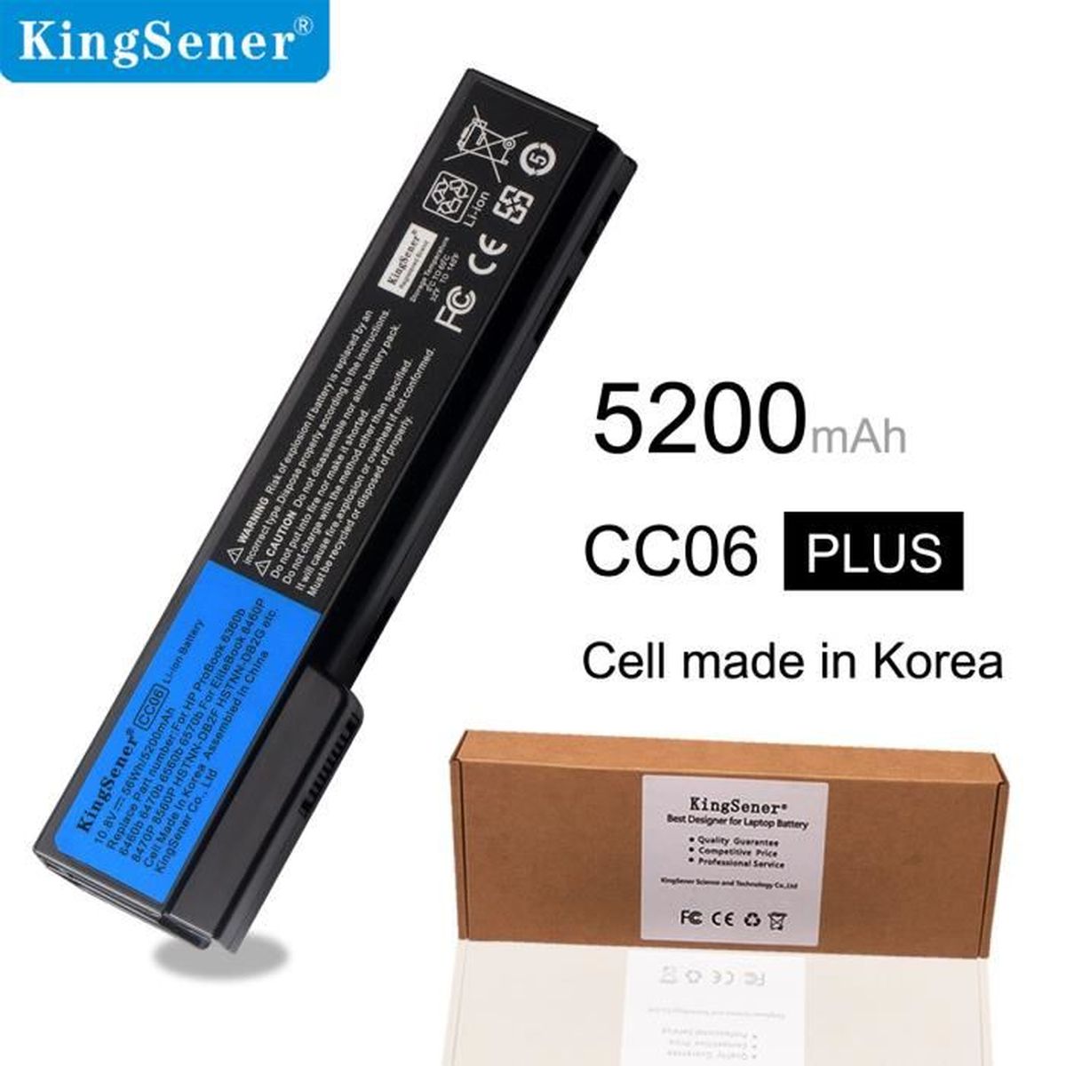KingSener CC06 CC06XL Batterie pour HP ProBook 6360b 6460b 6470b 6560b ...