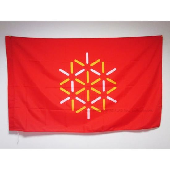 Drapeau Languedoc-Roussillon nouveau 150x90cm - languedocien - France ...