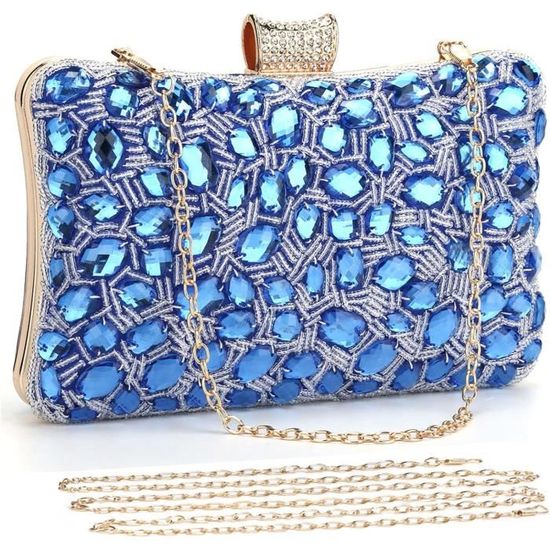 Femmes Cristal Soiree Sac A Main Strass Glitter Sac A Main Glitter Sac ...