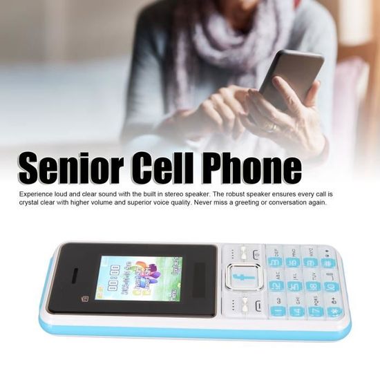 SAL Téléphone portable à gros boutons Téléphone portable senior ...