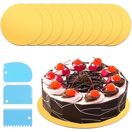 Planches À Gâteau Rondes, Cake Board Rond Réutilisable Rond Carton ...