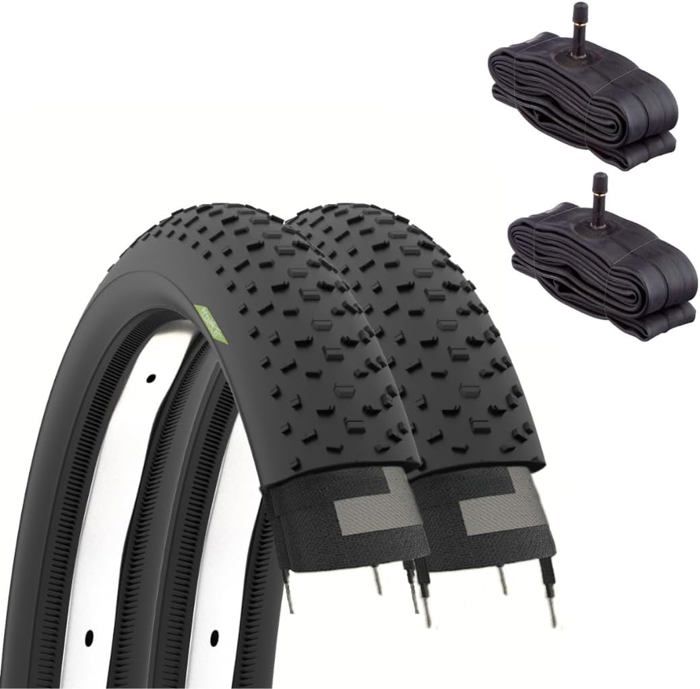 Eba20Fbe 20 X 40 Chambres Air Paire De Pneus Chevilles Fat Bike Noirb669 - - Cdiscount Bricolage
