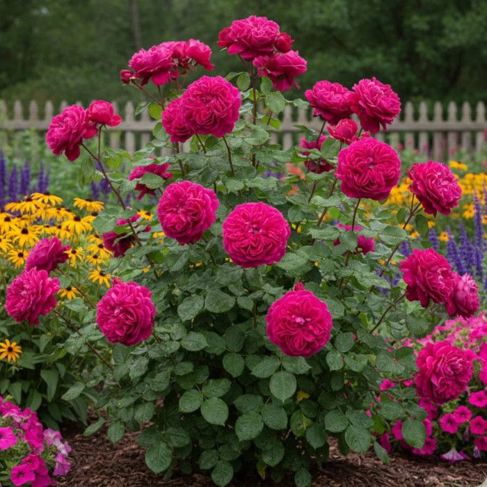 Rosier ancien Charles de Mills - Cdiscount Jardin