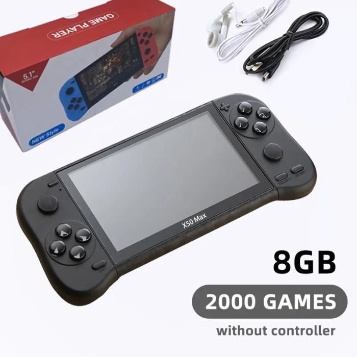 8G 2000 Games - Console de jeu Irus CORN X50 MAX, console de jeu pour ...