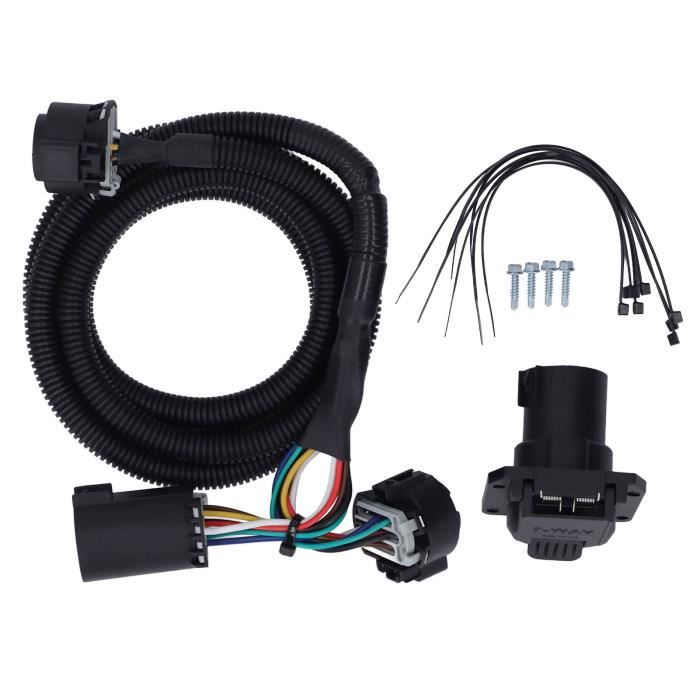 Akozon Attelage remorque 7 broches 56070 noir pour Ram 1500 Classic ...