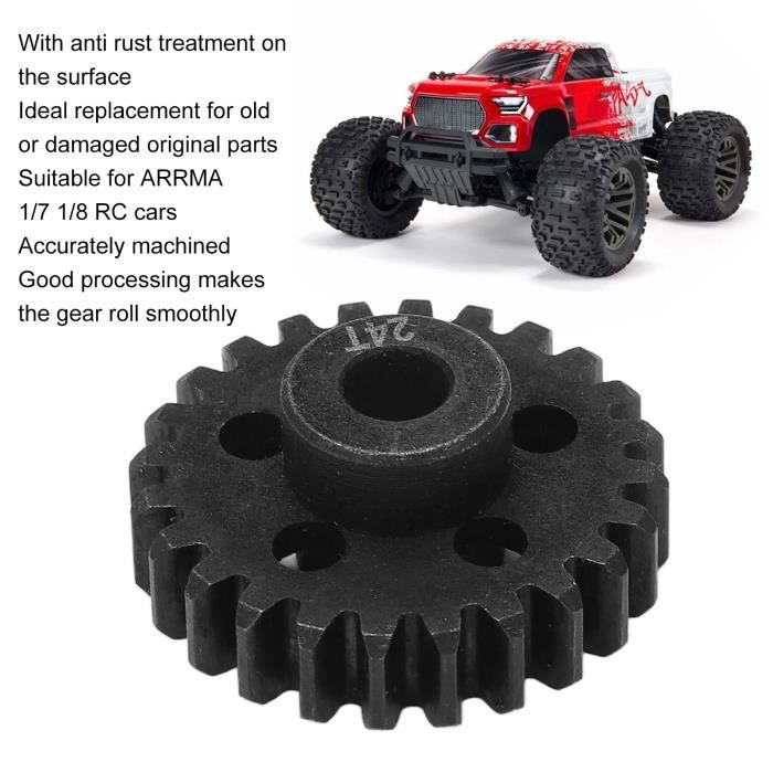 Engrenage de moteur RC 24T RC Pignon Gear 5mm Ouverture Acier ...