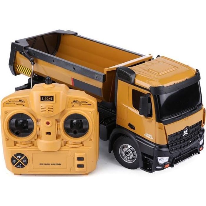 Jouet - Aizhiyuan - RC Camion télécommande à benne basculante - Jaune ...