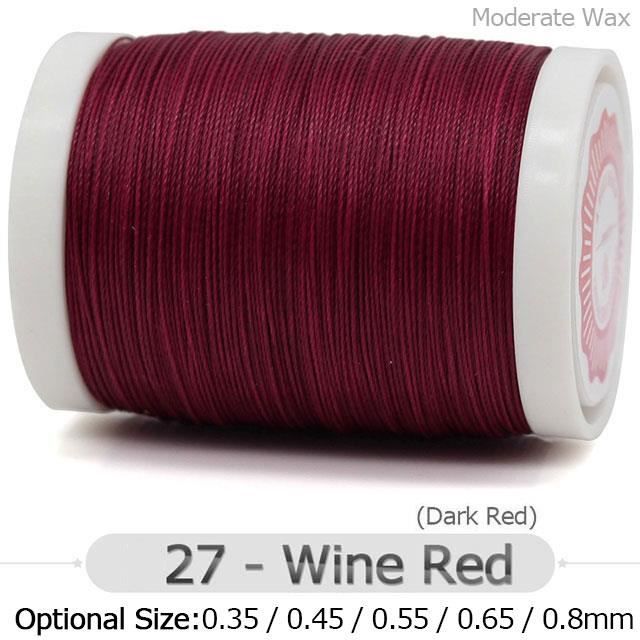 Laine tricot-pelote,Fil ciré rond grossier de 0.8mm pour réparation ...