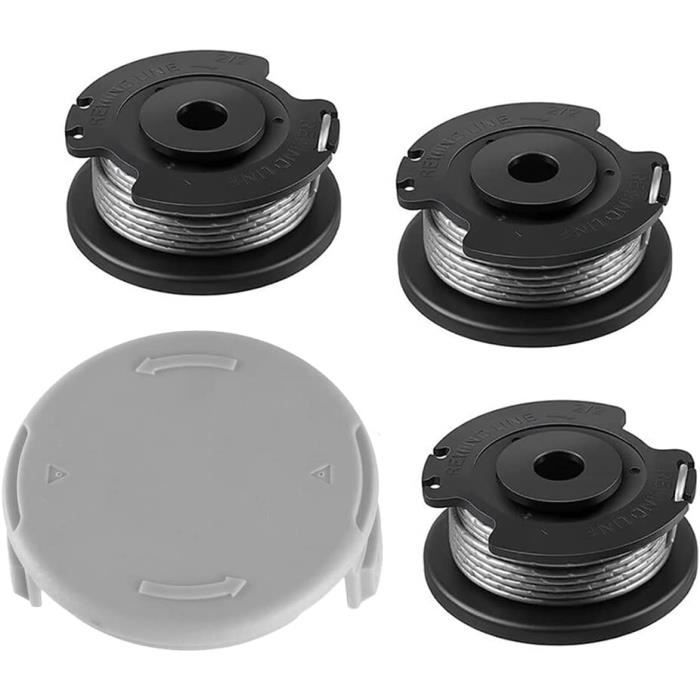 Lot de 3 bobines de fil pour débroussailleuse Ryobi 18 V 24 V 40 V ...