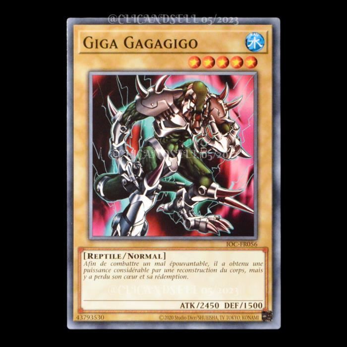 Carte YU-GI-OH IOC-FR056 Giga Gagagigo - Cdiscount Jeux - Jouets