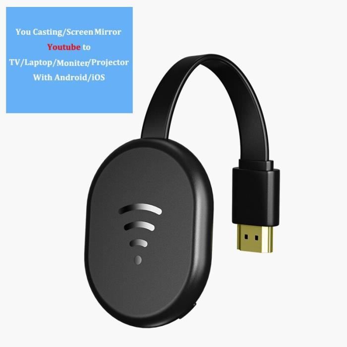 Récepteur-décodeur,Clé TV sans fil HD 4K Wifi, miroir d'écran récepteur ...