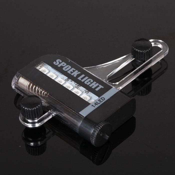 14 LED Moto Vélo Vélo Vélo Roue Signal Pneu Rayon Lumière 30 ...