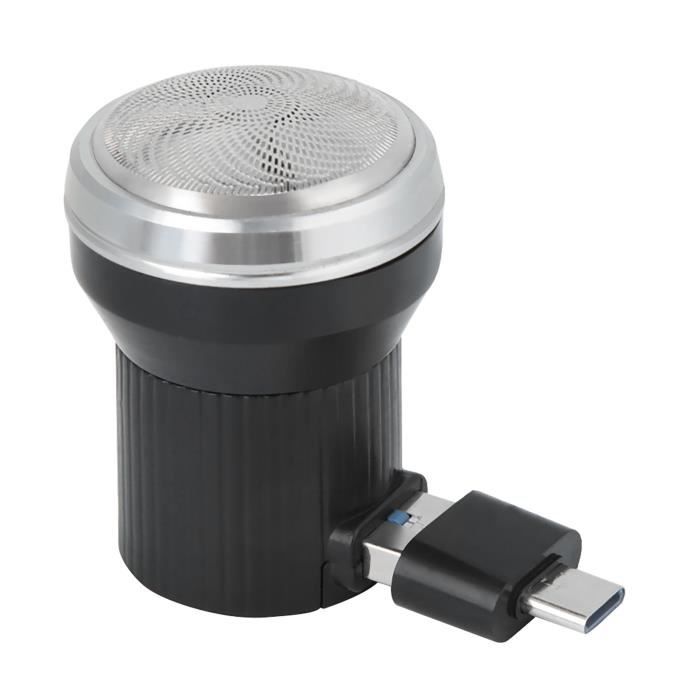 Qiilu Rasoir USB Mini outil de rasage USB pour téléphone intelligent ...