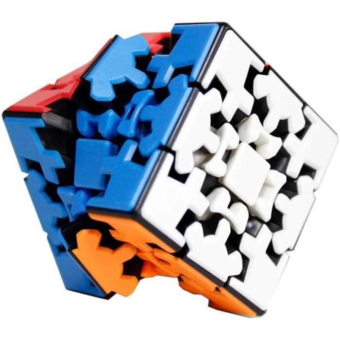FunnyGoo YuMo Gear Cube 3x3 Puzzle Cube 3D Puzzle 3x3x3 Cube Lisse Puzzle Lisse Cube Twist ...