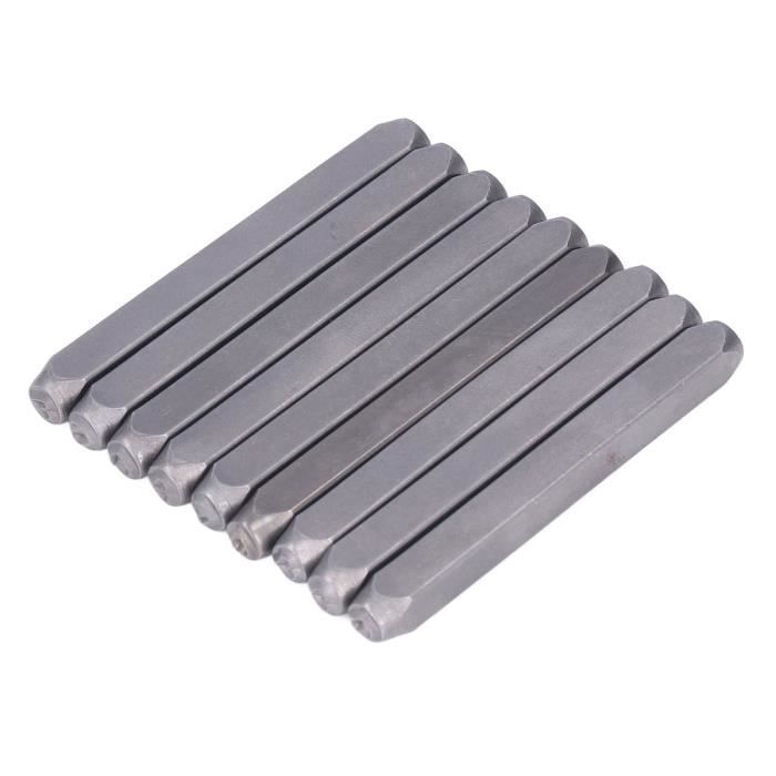 SURENHAP Kit d'emboutissage de métal Ensemble de Poinçons d'estampage ...