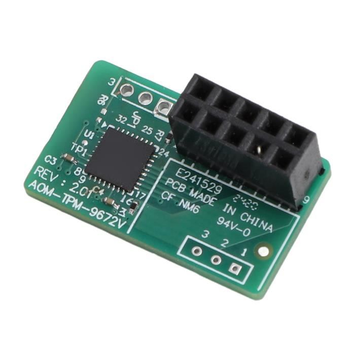 SURENHAP Module TPM 2.0 10 Pin AOM TPM 9672V SuperMicro Motherboard ...
