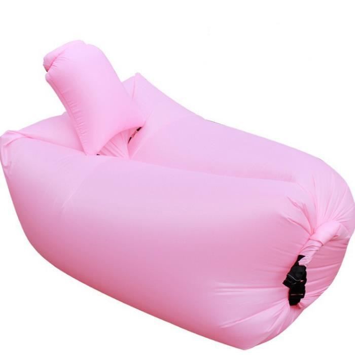 Gonflable canapé sofa lounger portable en plein air de plage jardin ...