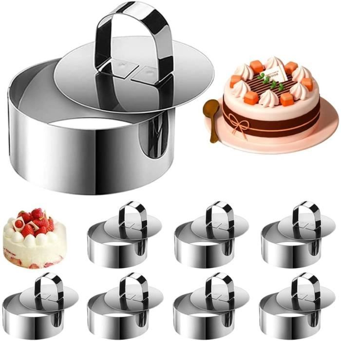 Cercle A Patisserie, 8 Pièces Emporte Piece Rond 8 Cm Cercle Patisserie ...