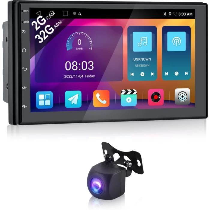 Android 11 Autoradio 2 Din 2+32G Sans Fil Carplay Android Auto Lien Miroir Bluetooth Ecran ...