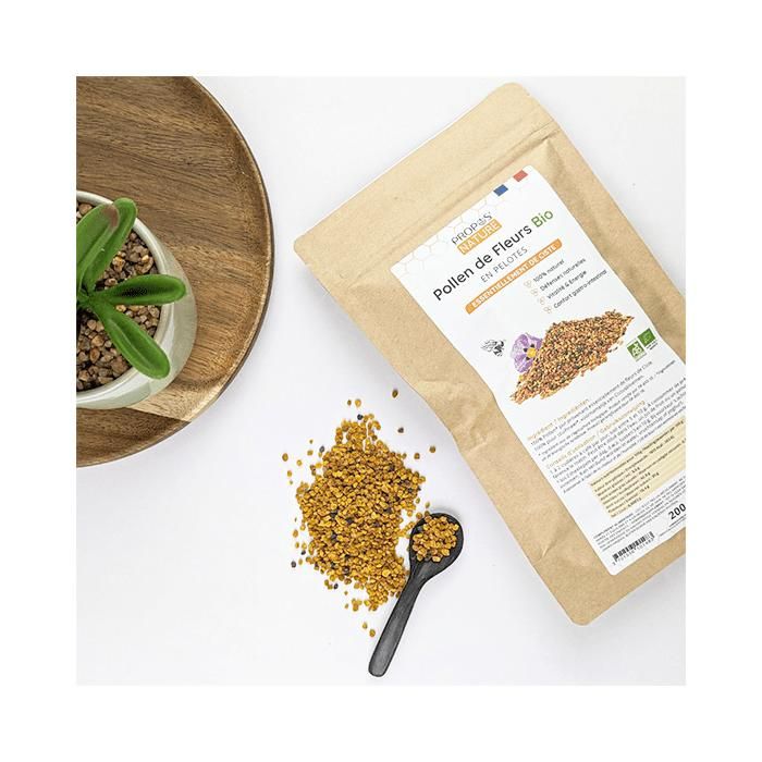 Propos'Nature - Pollen de fleurs Bio - en pelotes - 100% naturel - 200g ...