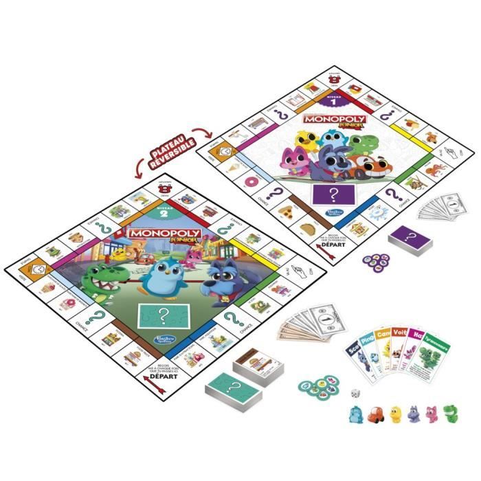 Monopoly Junior 2 en 1 - Jeu de société enfant - Cdiscount Jeux - Jouets