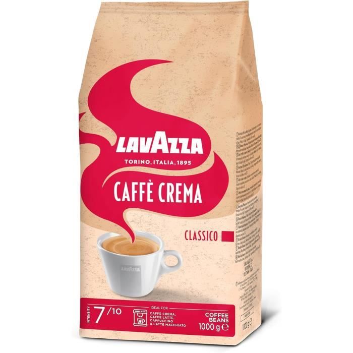Lavazza Café medium roast Café Crème Classique, Grain entier49 ...
